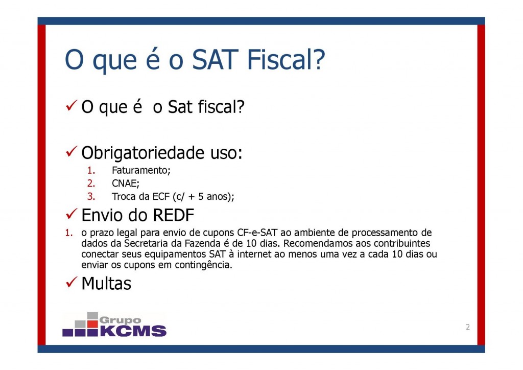 Dúvidas mais comuns referente ao SAT CF-e